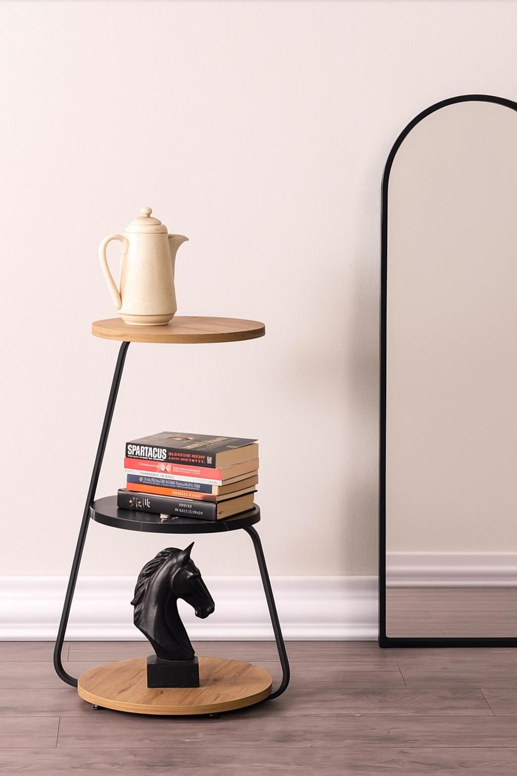 Tiered Modern Coffee Table - - Minimalist Three-layer Design Wooden ...