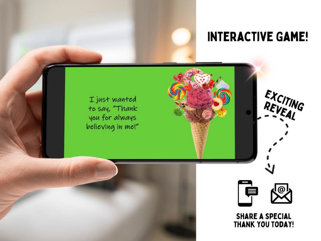 Interactive Thank You Game, Heartfelt Surprise (digital) - Etsy