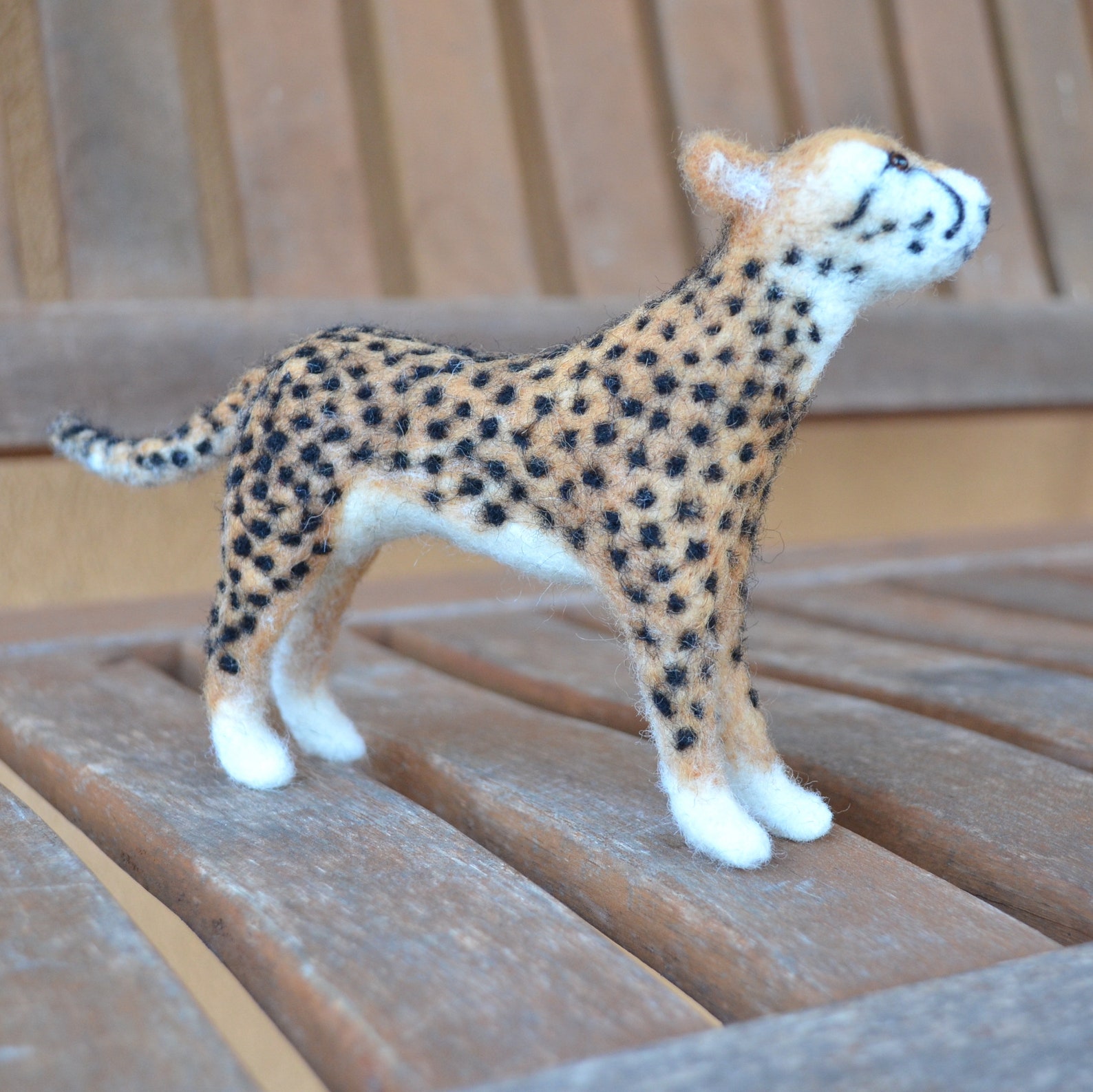 Sanaa the Cheetah, Needle Felted Animal Art Sculpture - Etsy Canada