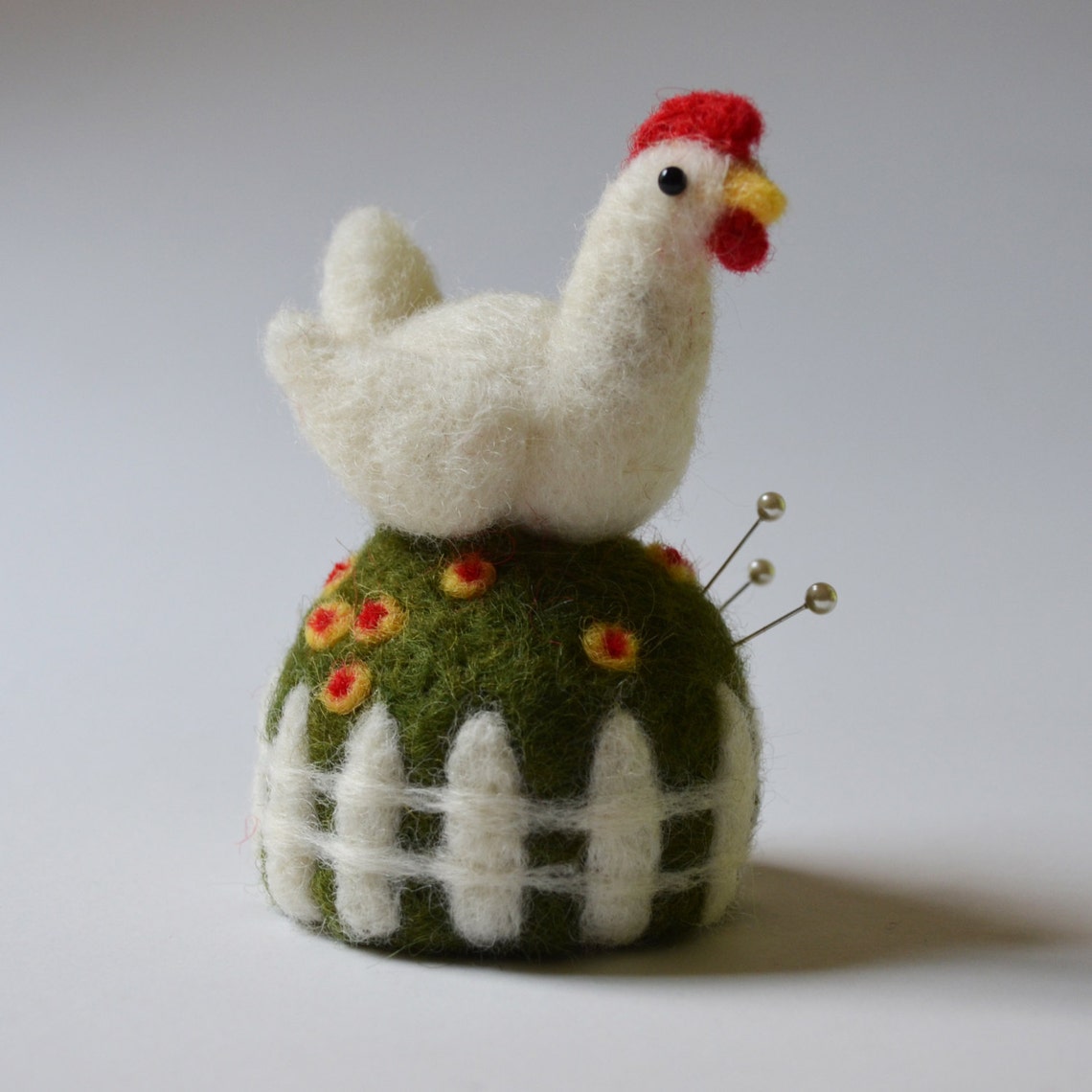 Needle Felted Loon Pincushion Wool Bird and Animal Art - Etsy