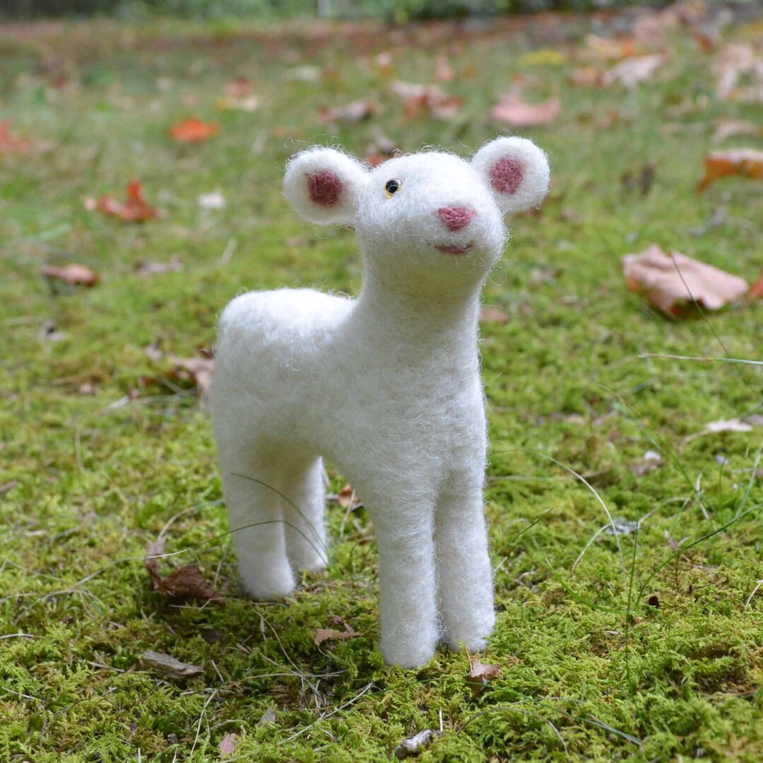 Little Lamb, Needle Felted Animal - Etsy