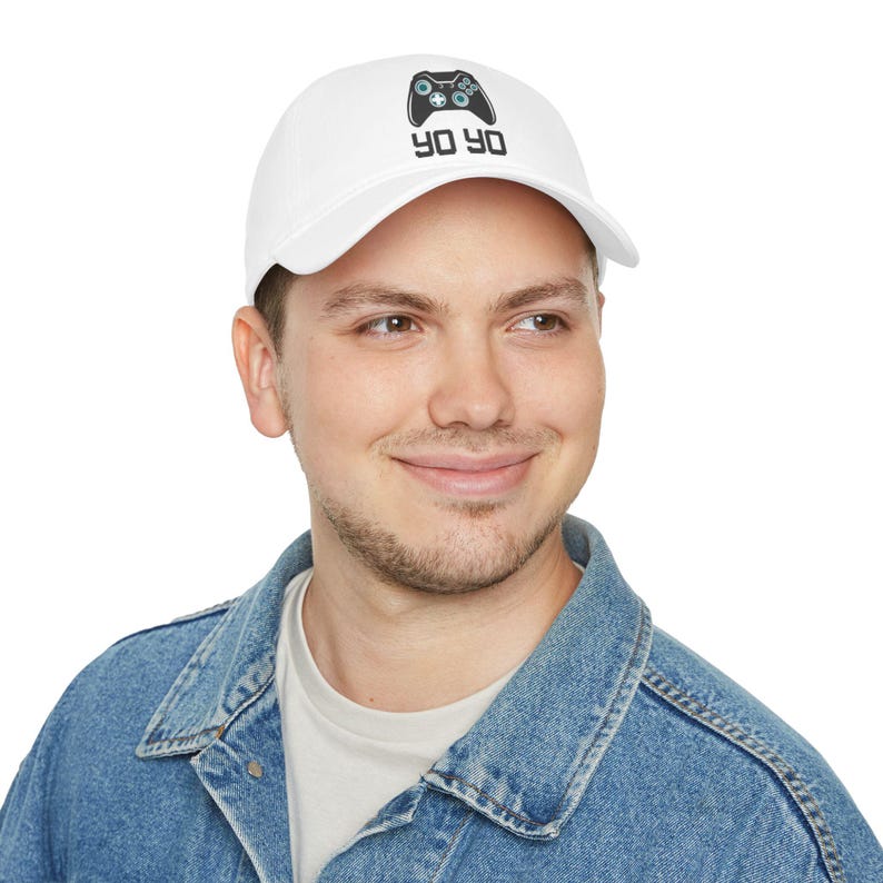Retro Gamer Low Profile Baseball Cap, Stylish Cap for Gamers, Trendy ...