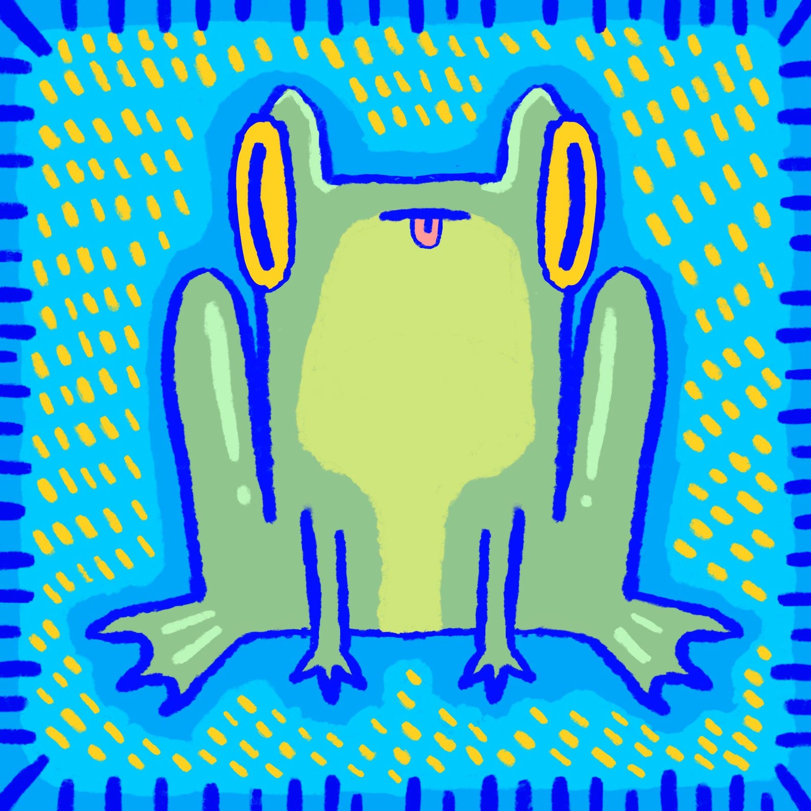 Colorful Frog Print | Frog Poster | Colorful Animals | Digital Art ...