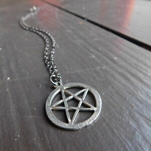Hedgewitch. Pentagram Wiccan Star Symbol Protection Heathen Necklace # ...