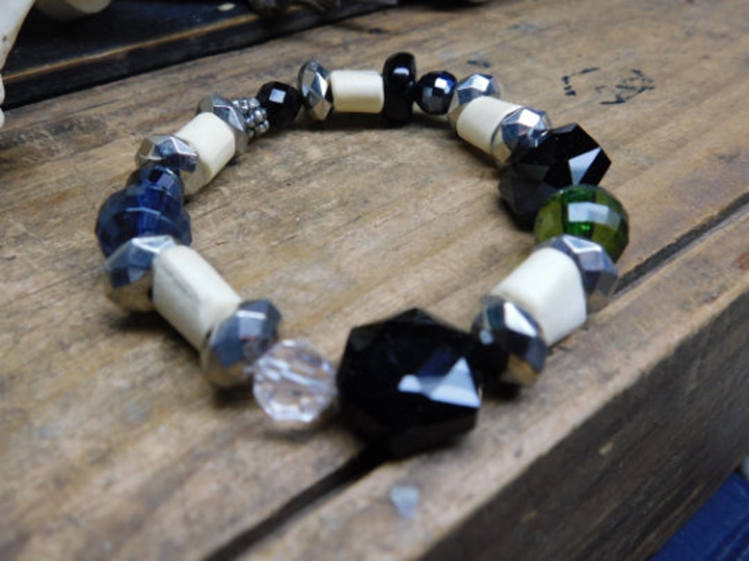 Fox Trot. Genuine Hollowed Fox Leg Bones, Glass, & Lucite Beaded ...