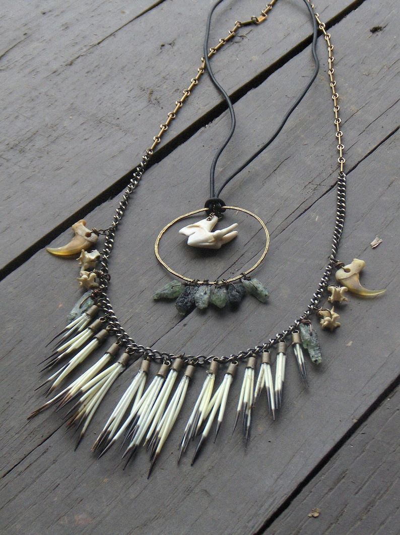 The Shapeshifter of Fairborn Mire. Porcupine Quill Fringe - Etsy