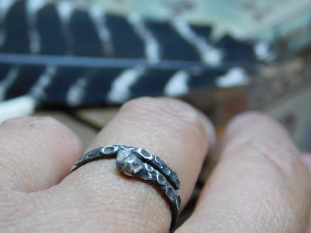 Squid Tentacle Sterling Silver & Rough Diamond Adjustable Midi Ring ...