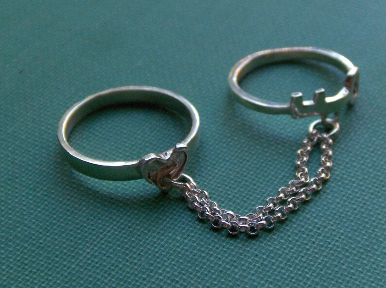 Skeleton Key Ring. Key to a Broken Heart or Key to My Heart | Etsy