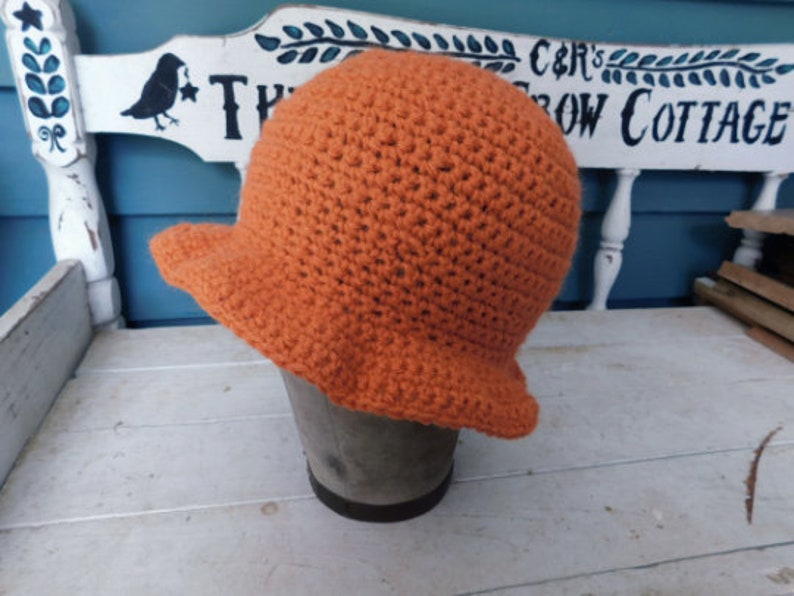 Carrot Spice Cake . Carrot Orange Victorian Bucket Hat. One Size Fits ...