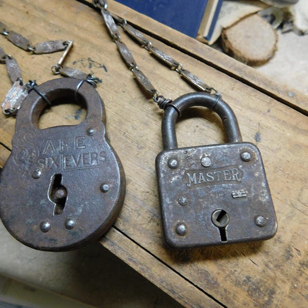 Rusty Lock - Etsy