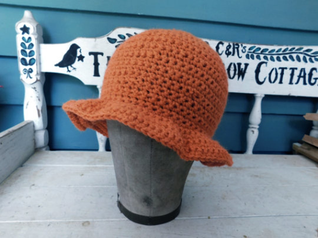 Carrot Spice Cake . Carrot Orange Victorian Bucket Hat. One Size Fits ...