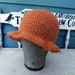 Carrot Spice Cake . Carrot Orange Victorian Bucket Hat. One Size Fits ...