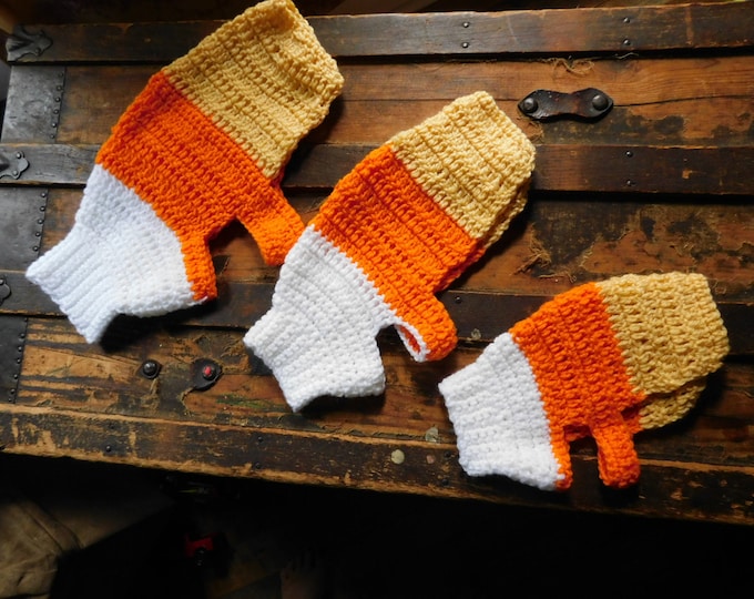 Candy Corn Doggie Sweater. Puppy. Cute Handmade Crochet Fall - Etsy