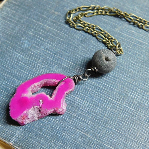 Black Agate Druzy - Etsy