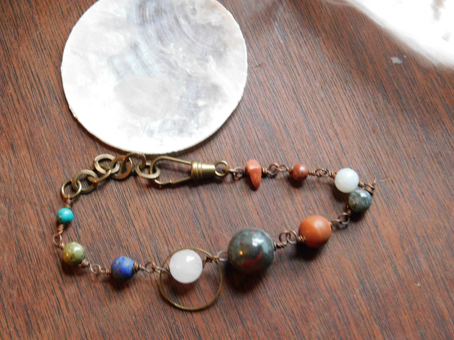 The Orrery Solar System Bracelet. Planetary Gemstone Diagram Mercury ...