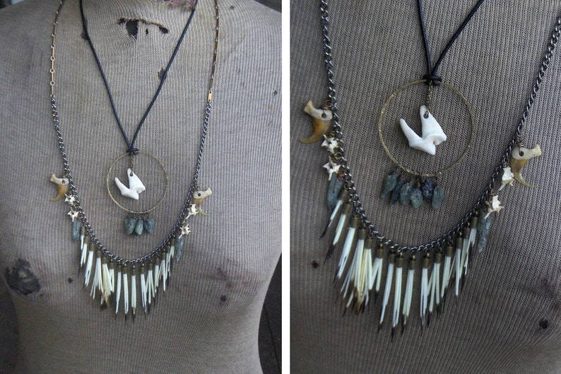The Shapeshifter of Fairborn Mire. Porcupine Quill Fringe - Etsy