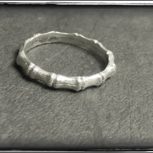 BONES. Hand Cast Sterling Silver Bone Ring Made to Order. Any Size ...
