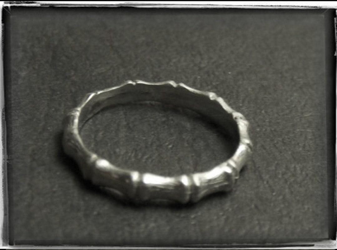 BONES. Hand Cast Sterling Silver Bone Ring Made to Order. Any Size ...
