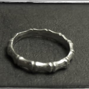 BONES. Hand Cast Sterling Silver Bone Ring Made to Order. Any Size ...