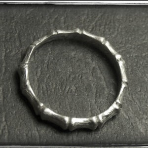 BONES. Hand Cast Sterling Silver Bone Ring Made to Order. Any Size ...