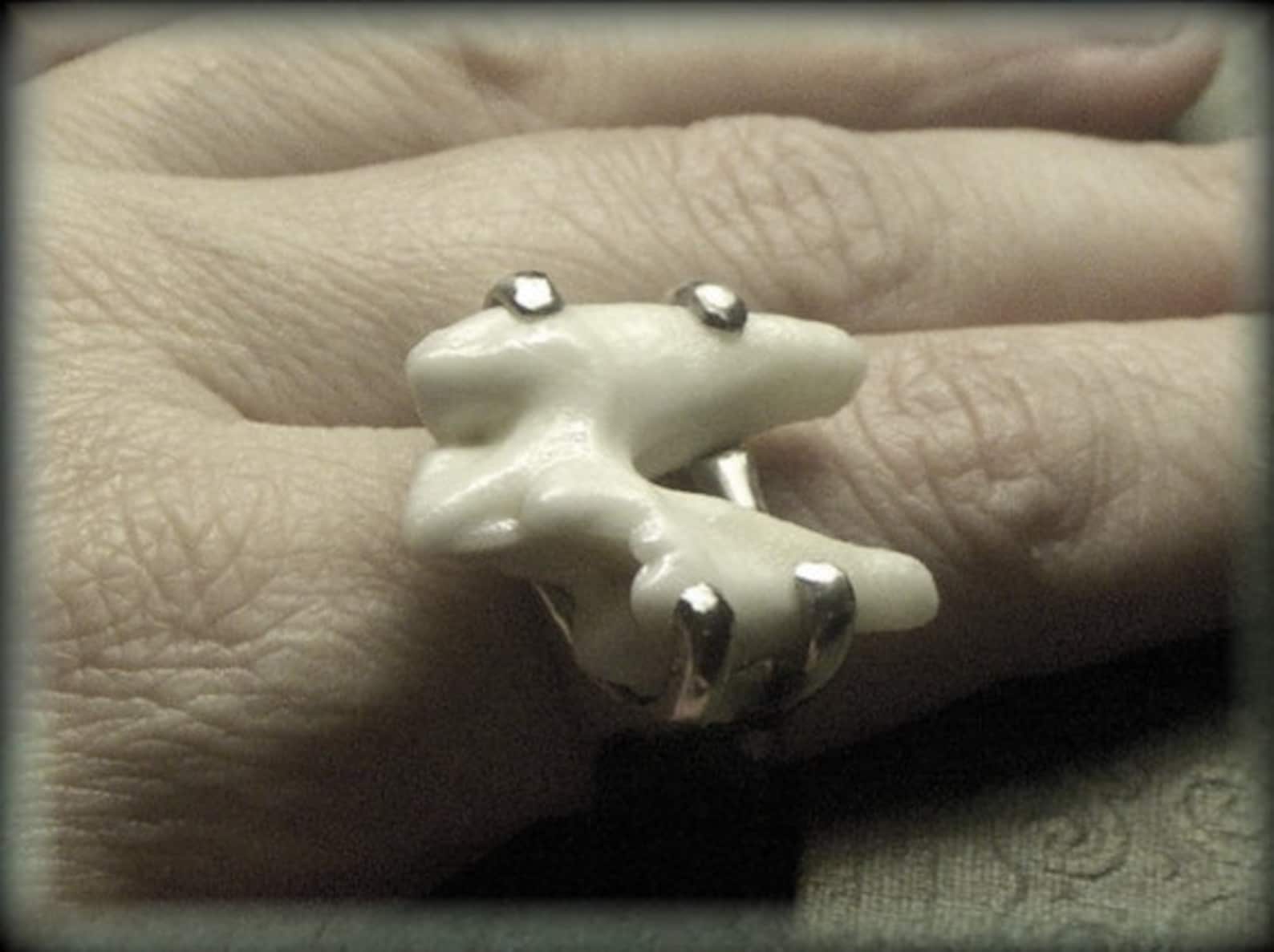 Lycanthrope Ring. Genuine Coyote Molar Tooth Set in Sterling Silver 4 ...
