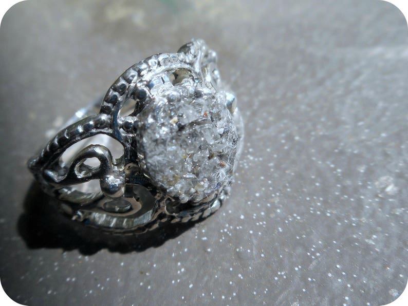 Rough Diamond Engagement Ring. the Duchess of Diamonds. Rough - Etsy