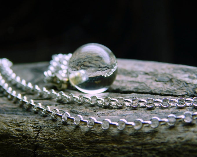 The Seer's Vision Stone. Crystal Clear Quartz Miniature Crystal Ball ...