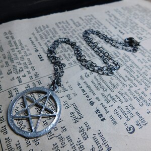 Hedgewitch. Pentagram Wiccan Star Symbol Protection Heathen Necklace # ...