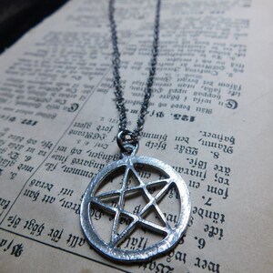 Hedgewitch. Pentagram Wiccan Star Symbol Protection Heathen Necklace # ...