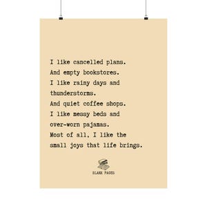 Inspirational Quote Matte Vertical Posters for Writers and Dreamers ...