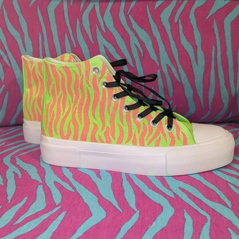 Custom Zebra Shoes - Etsy