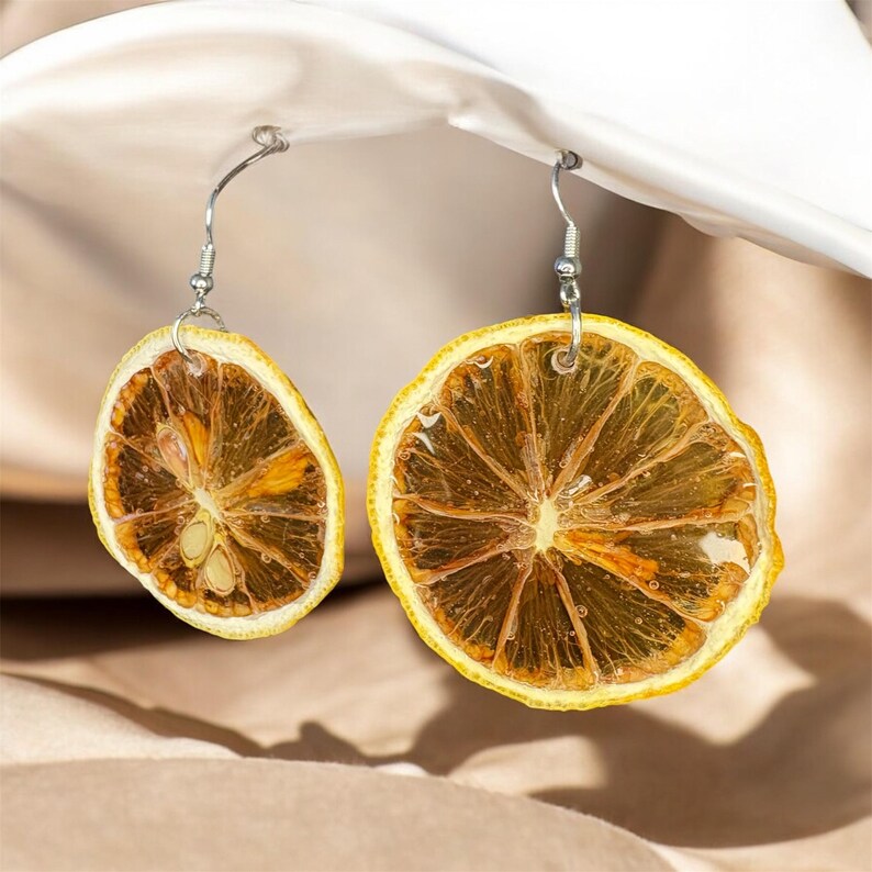 Lemon Earring - Etsy