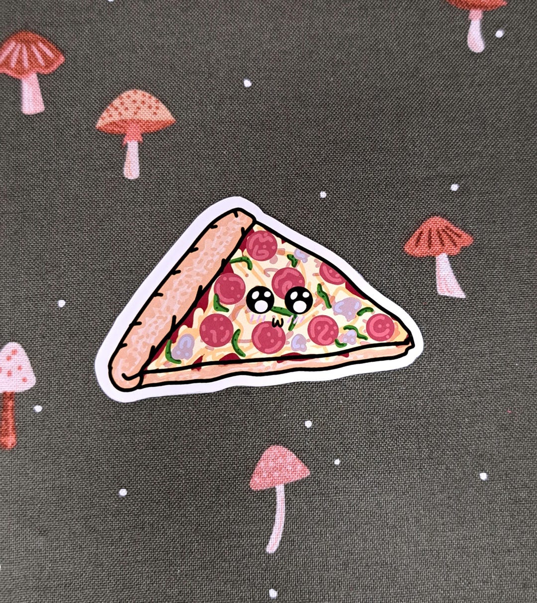 Cute Pizza Sticker - Etsy