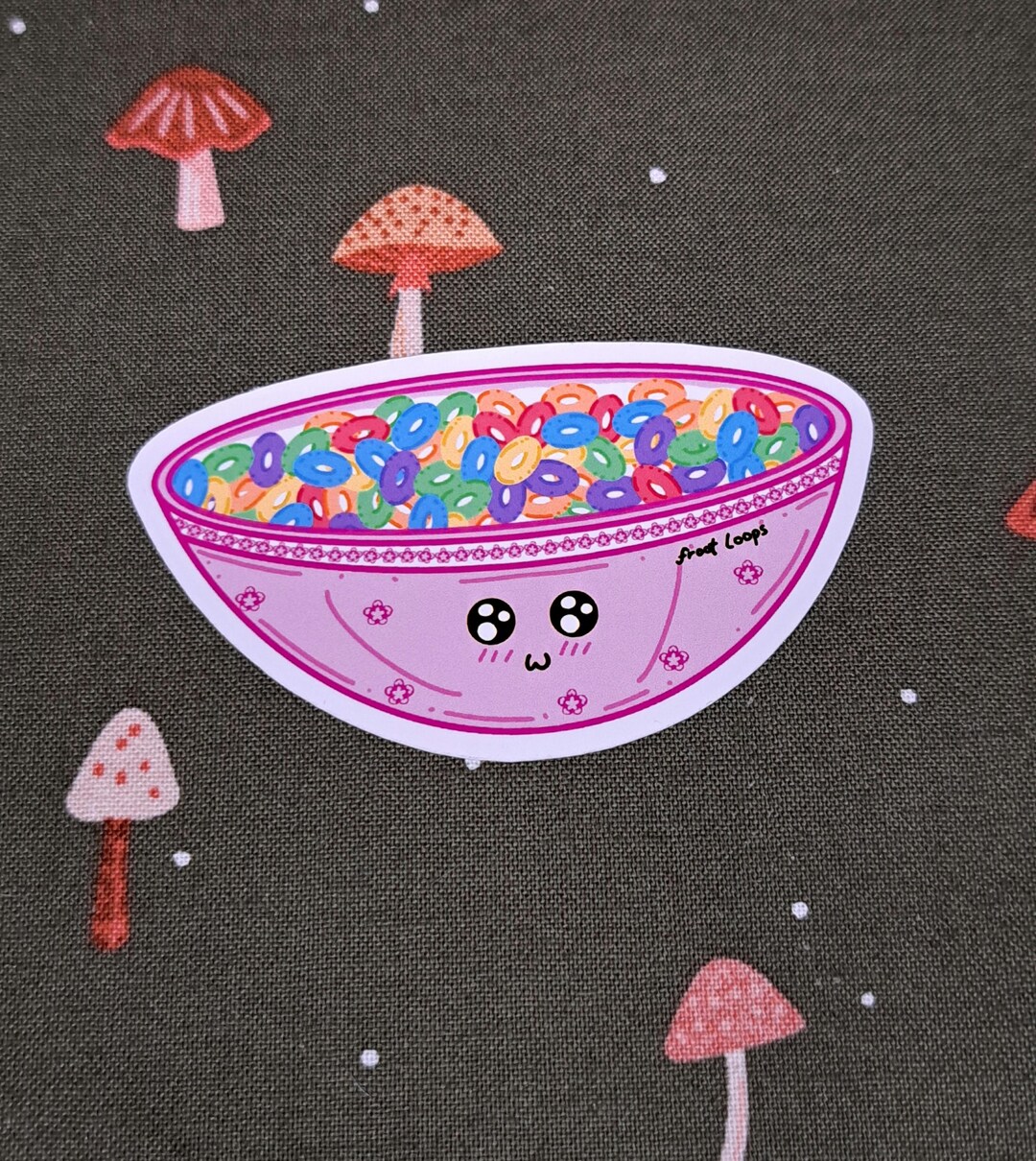 Cute Froot Loops Cereal Sticker - Etsy