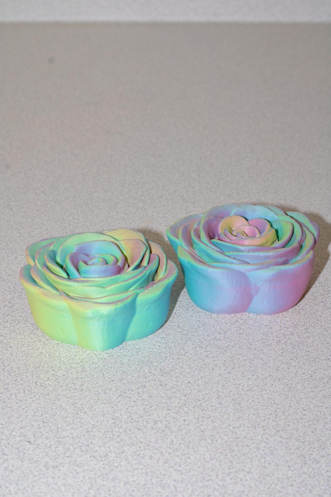 3D Printed Rose Fidget Spinner - Etsy