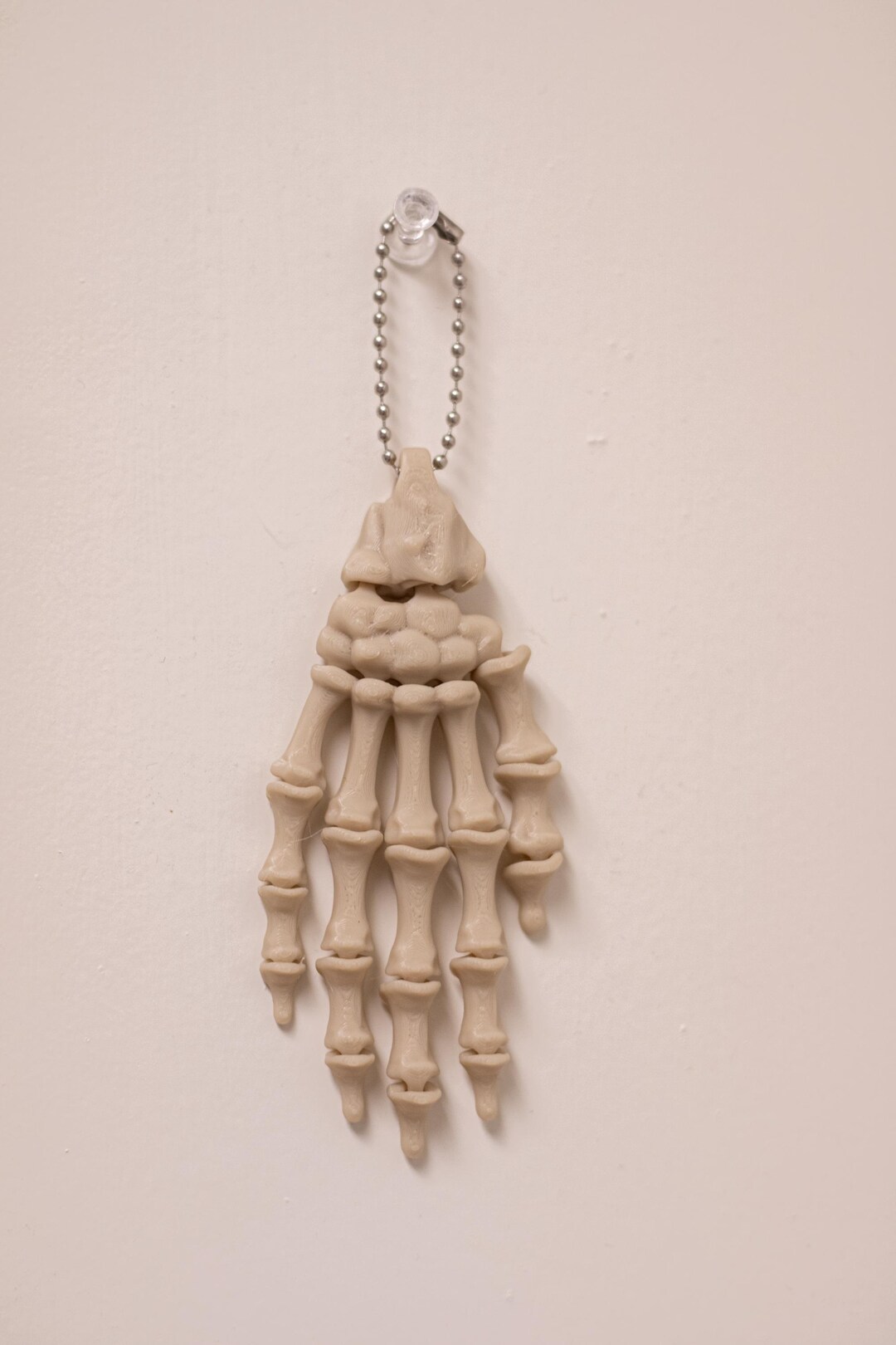3D Printed Skeleton Hand Keychains - Etsy