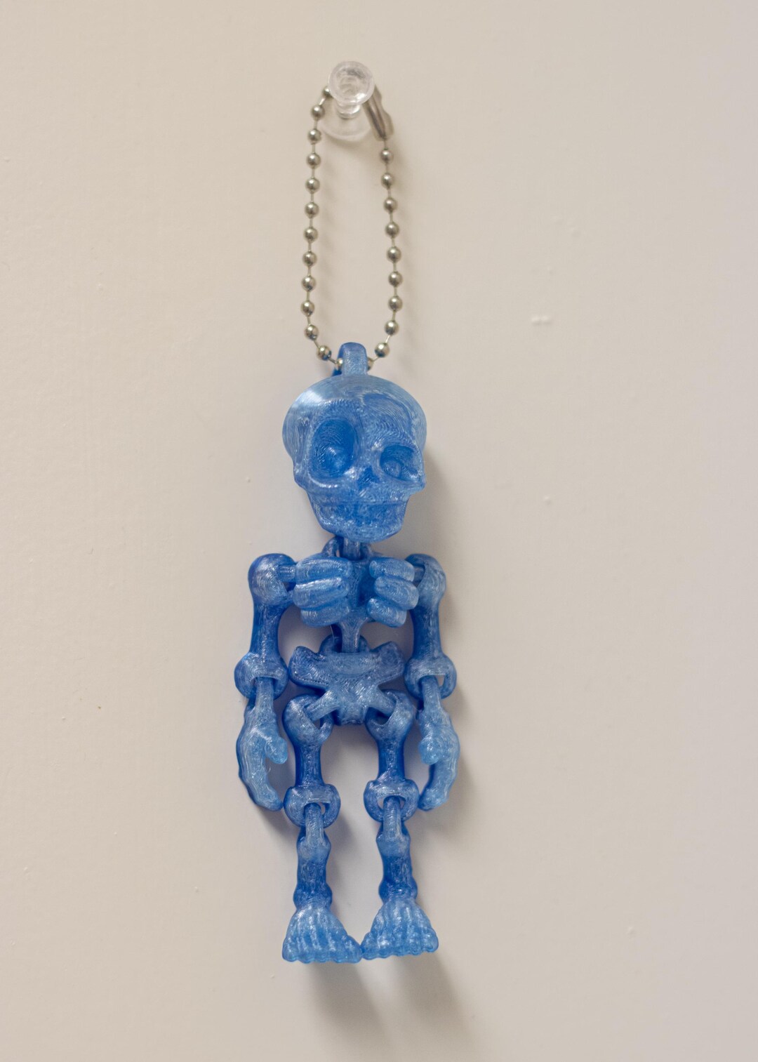 3D Printed Skeleton Keychain - Etsy