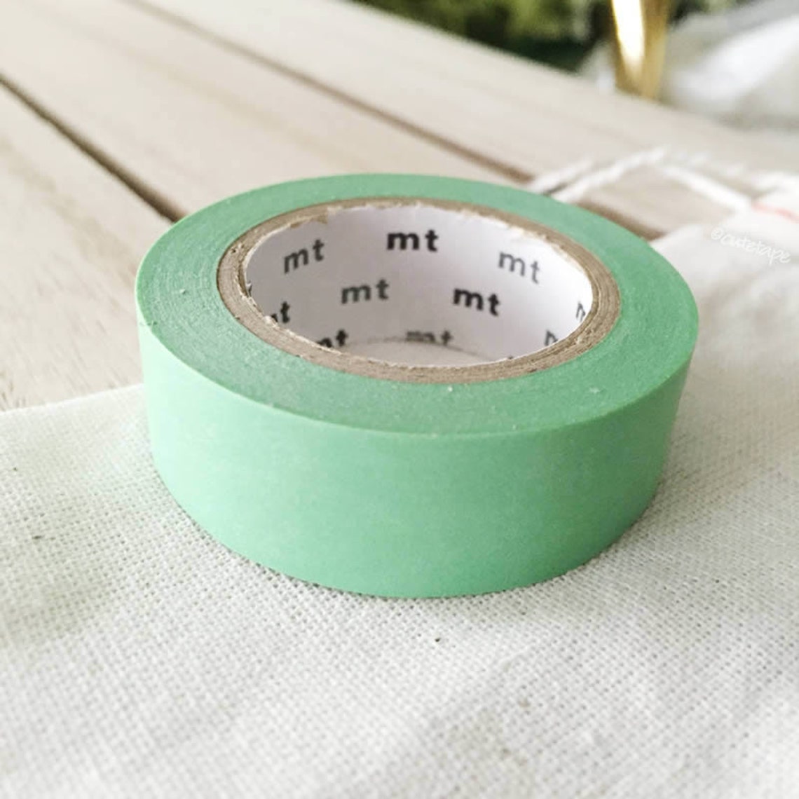 Solid Mint Washi Tape Japanese Mint Masking Tape 190 | Etsy