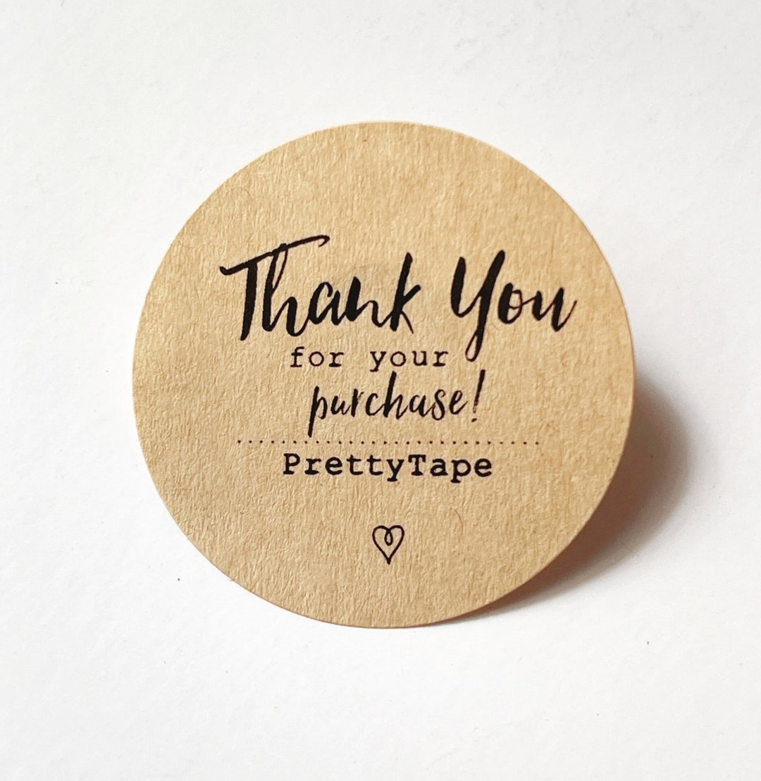 60 Thank You for Your Order Stickers Thank You for Your Purchase ...