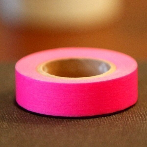 Hot Pink Washi Tape - Etsy