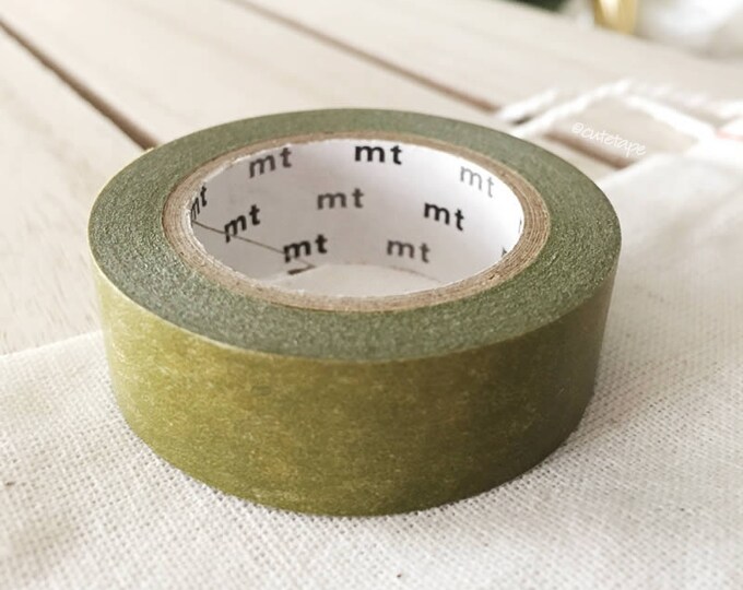 Solid Green Olive Washi Tape, Japanese Green Olive Masking Tape for ...