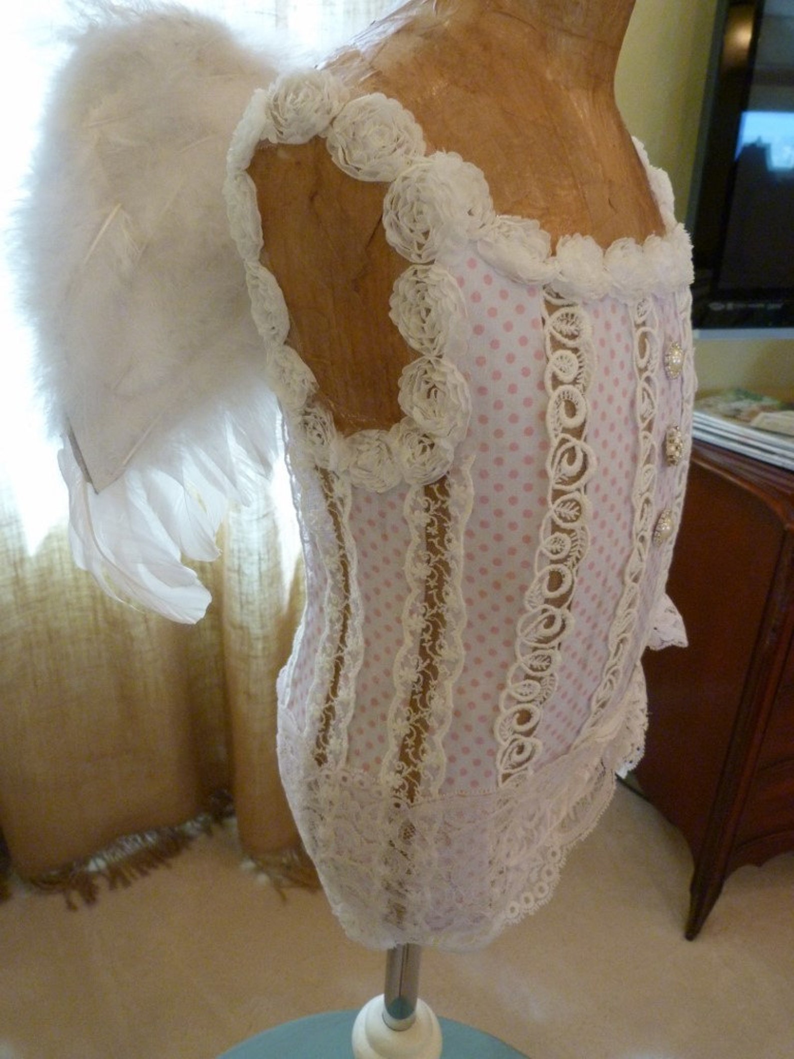 Girls Child Dress Form Mannequin Little Angel Tutu Halo Wings - Etsy