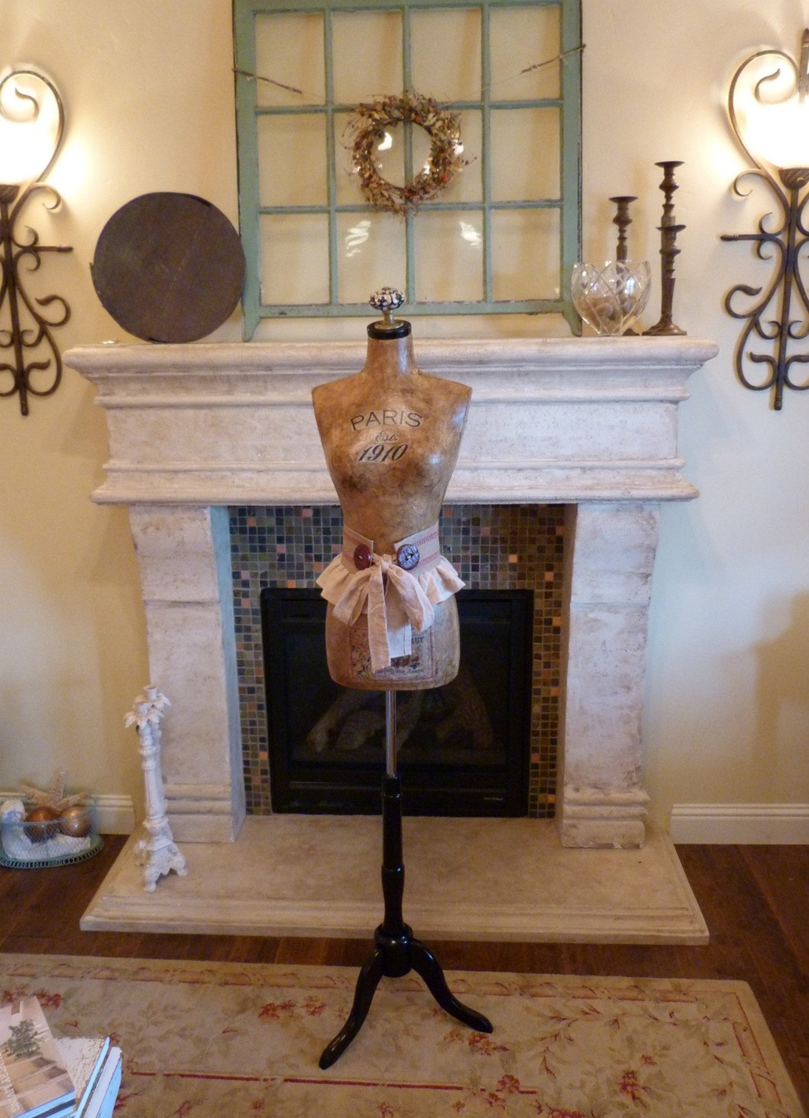 Vintage Inspired Dress Form Mannequin French Paris Art Free Shipping ...