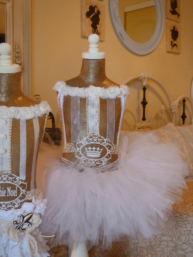 Vintage Girl's Mannequin Dress Form Princess Room Decorlace Custom ...