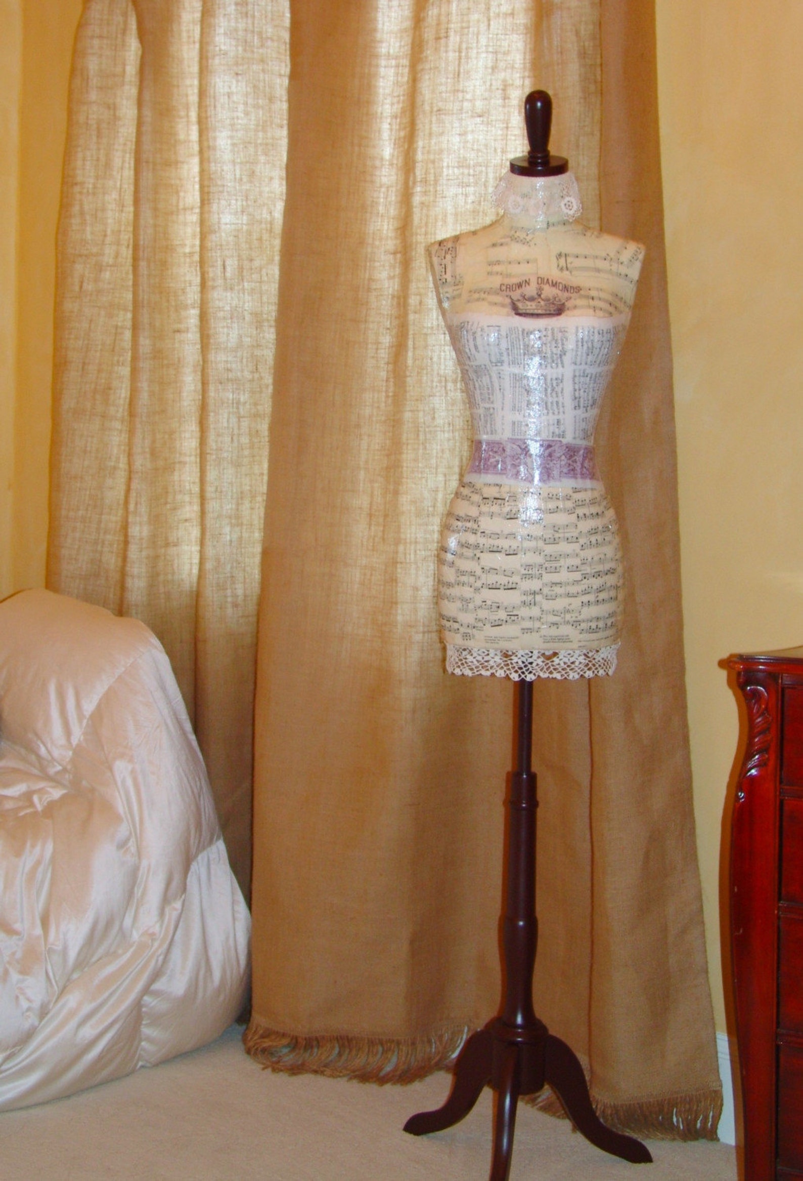Full Size Mannequin Dress Form Vintage Inspired Art Free Shipping ...