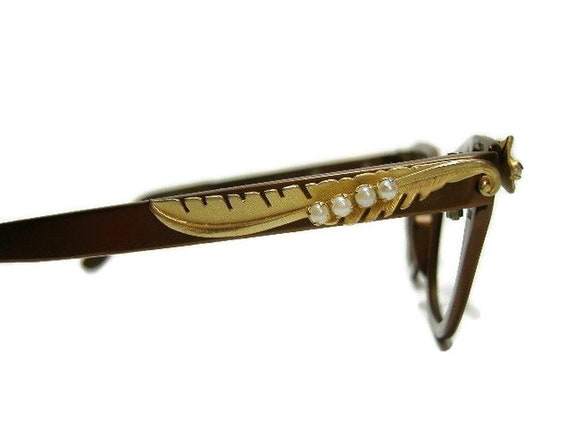 Vintage Tura 50s 60s Eyeglasses Eyewear Frame With Ac… - Gem