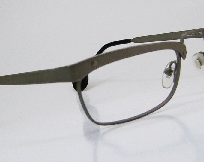 Vintage LA Eyeworks Gunmetal Eyeglasses Frame NOS - Etsy