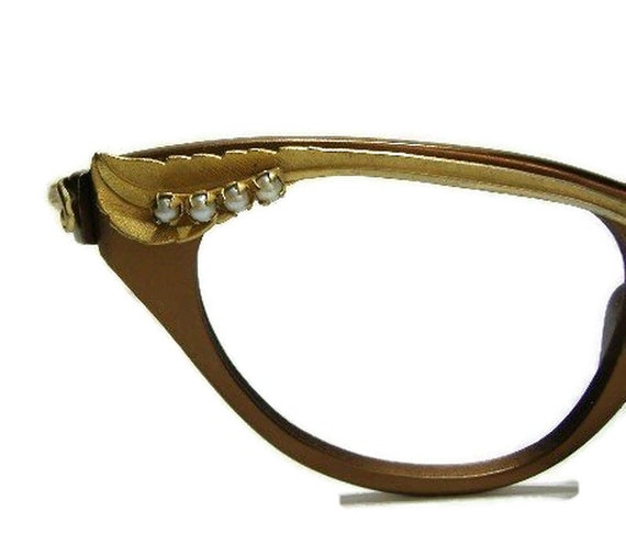 Vintage Tura 50s 60s Eyeglasses Eyewear Frame With Ac… - Gem
