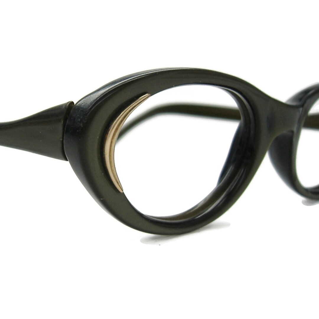 Vintage 60s Eyeglasses Eyewear With Accents Frame Shelf #382 - Etsy