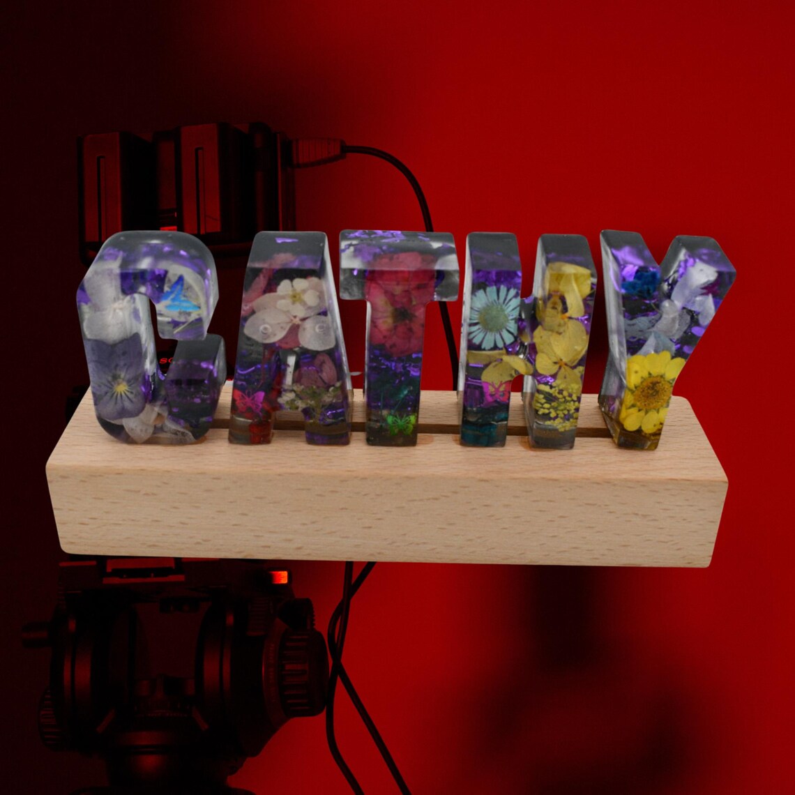 Custom Handmade Resin Name Signs - Etsy